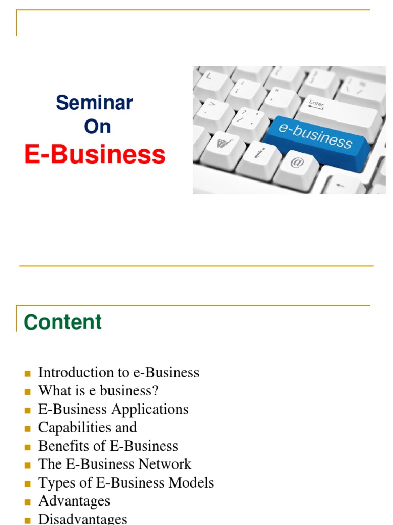 Mba e Business | PDF | Electronic Business | E Commerce