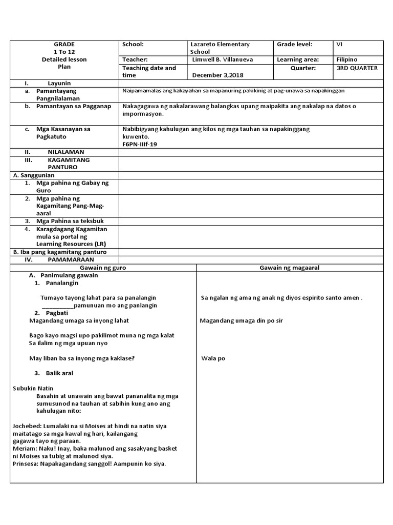 Filipino DLP Complete | PDF