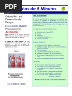 Triptico - Programa Emergencias - Uso Extintores | PDF | Salud y bienestar