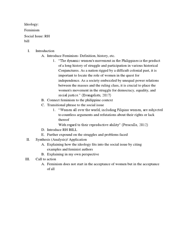 RH Bill | PDF | Reproductive Health | Feminist Movement
