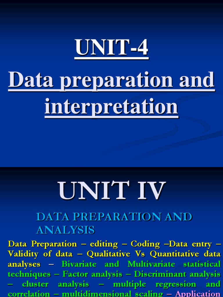 BRM Unit-4 | PDF BRM Unit-4 | PDF