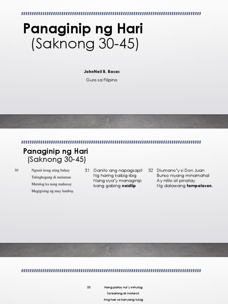 Panaginip NG Hari | PDF