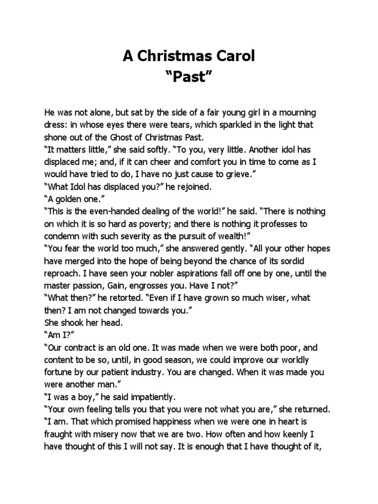 A Christmas Carol - Excerpt | PDF