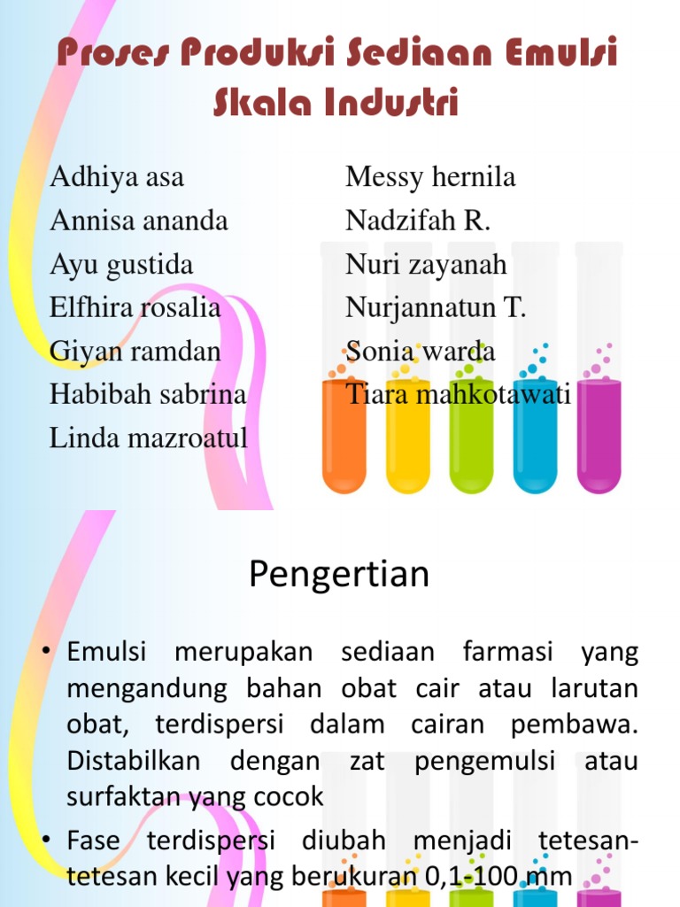 Emulsi | PDF