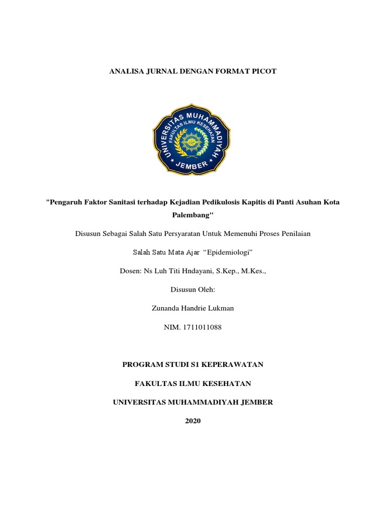 Zunanda Handrie L Analisa Jurnal Picot | PDF
