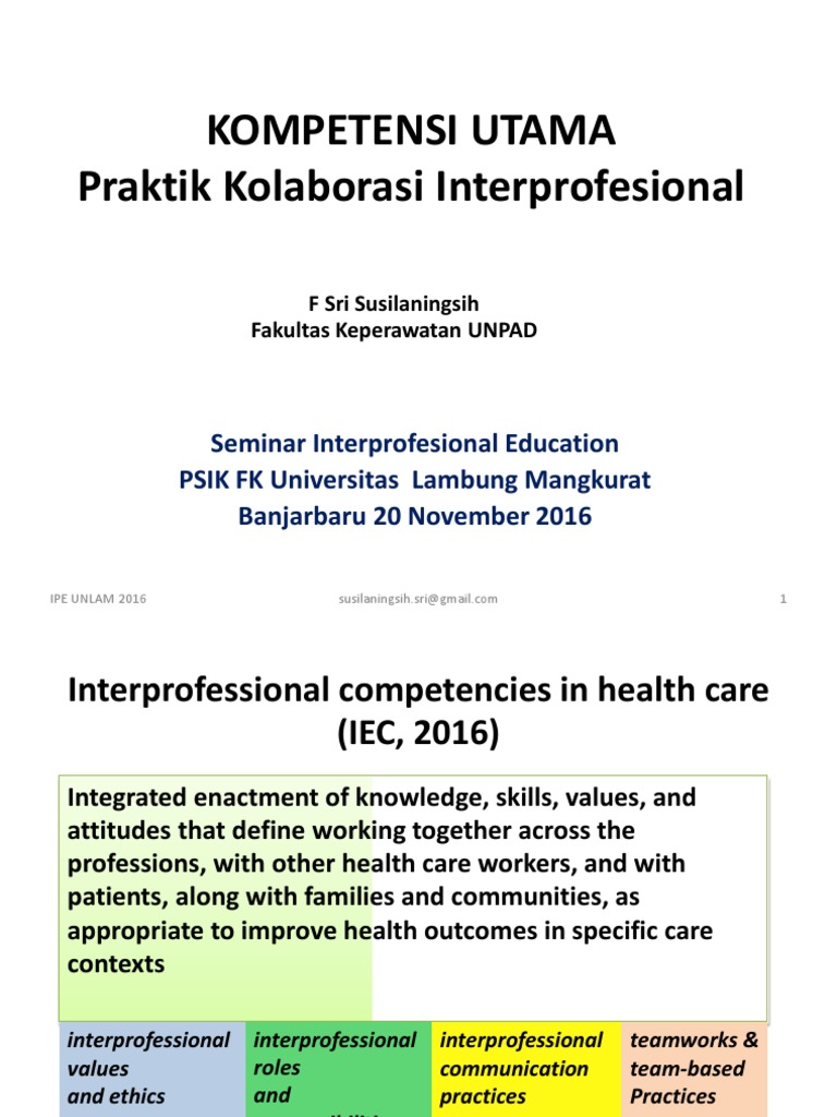 Core Competency IPE-1 | PDF