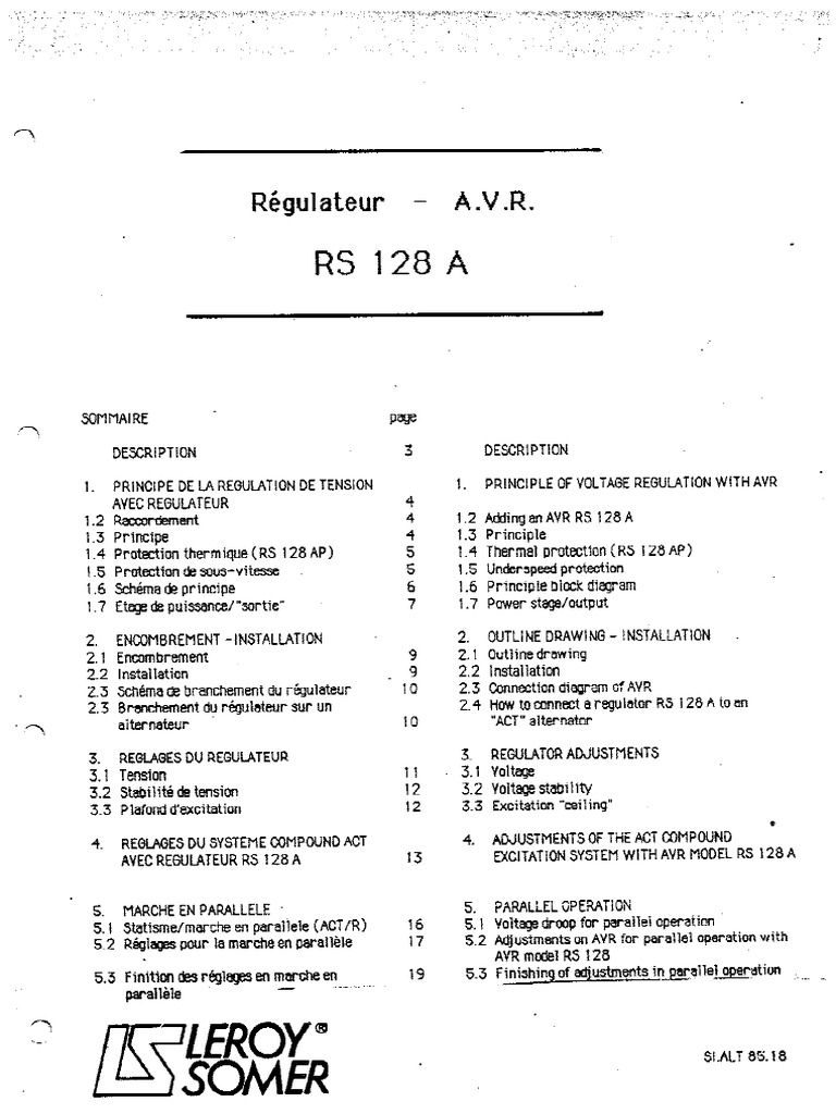 RS128A FR en PDF | PDF