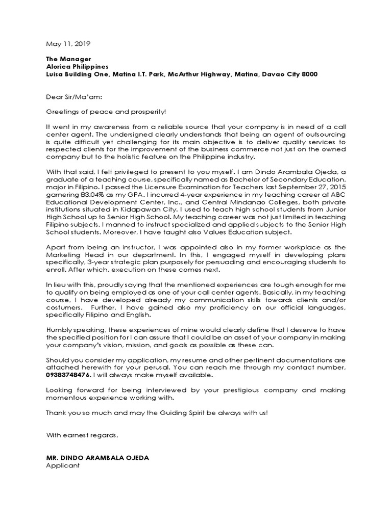 application-letter-for-call-center-alorica-pdf