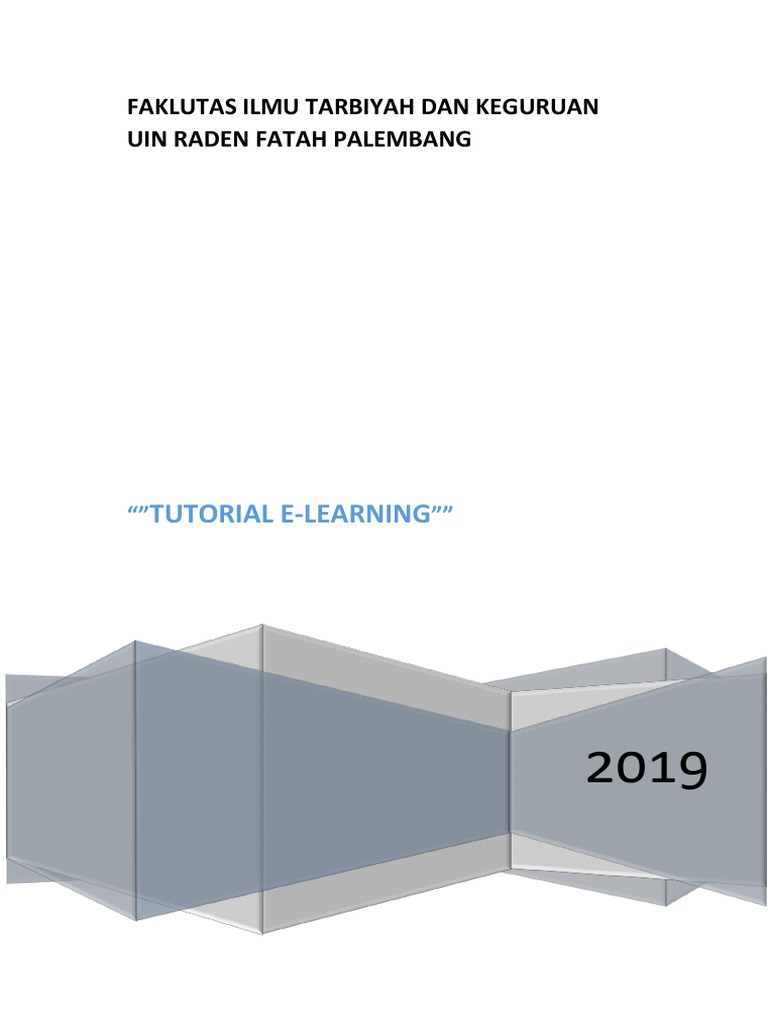 Panduan E Learning Uin Raden Fatah Pdf