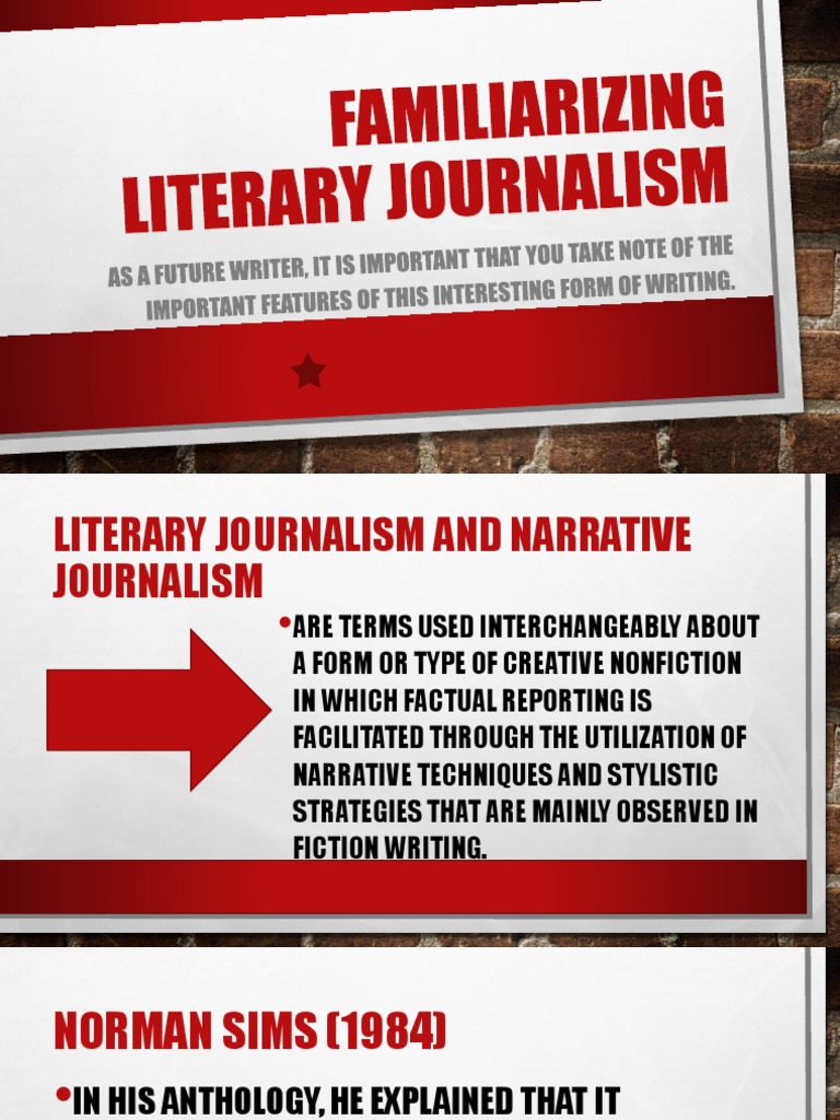Literary Journalistic Text | PDF