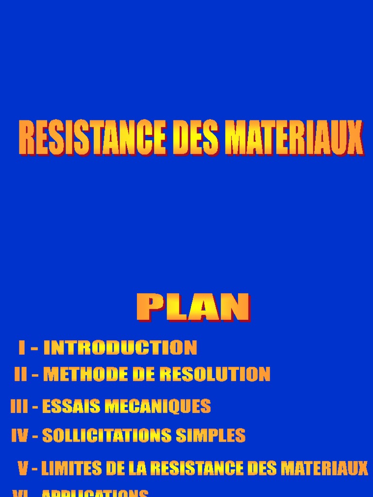 Cours RDM | PDF