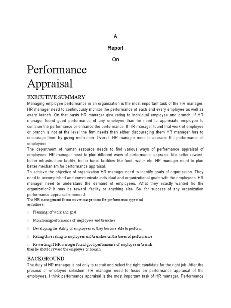 Performance Appraisal Strategies for HR | PDF | Performance Appraisal | Goal