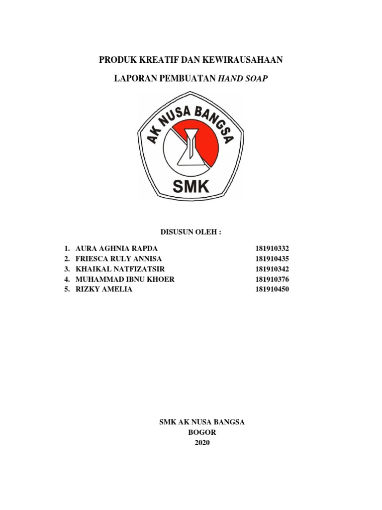 Cover Laporan PKK | PDF