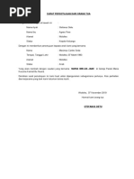 Contoh Sampel Undangan Sidi | PDF