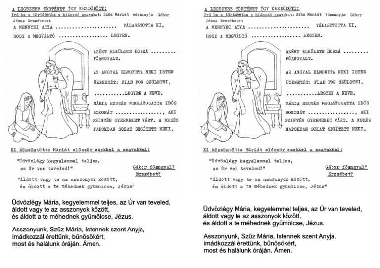 Angyali Udvozlet | PDF