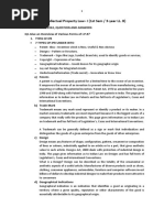 LLB 6 Semester Intellectual Property Law Complete Notes | PDF ...