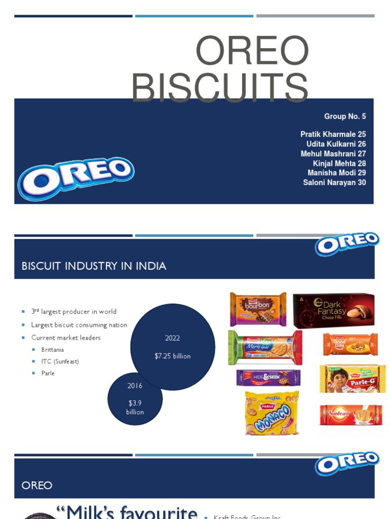 Oreo Biscuits - Indian Market Analysis | PDF