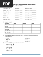 Algebraic Expressions | PDF | Variable (Mathematics) | Polynomial