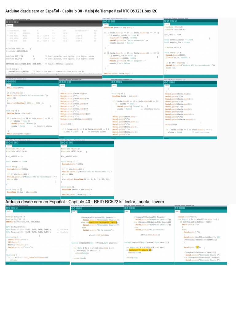 Codigos de Arduino. | PDF