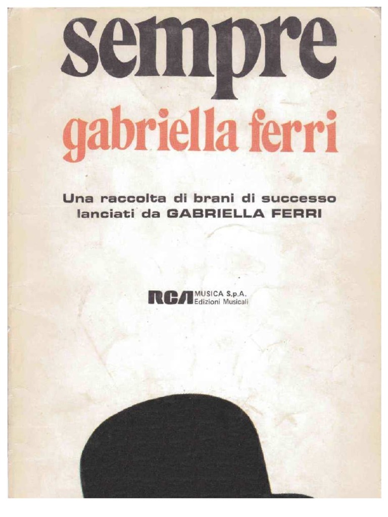 Sempre Gabriella Ferri PDF | PDF