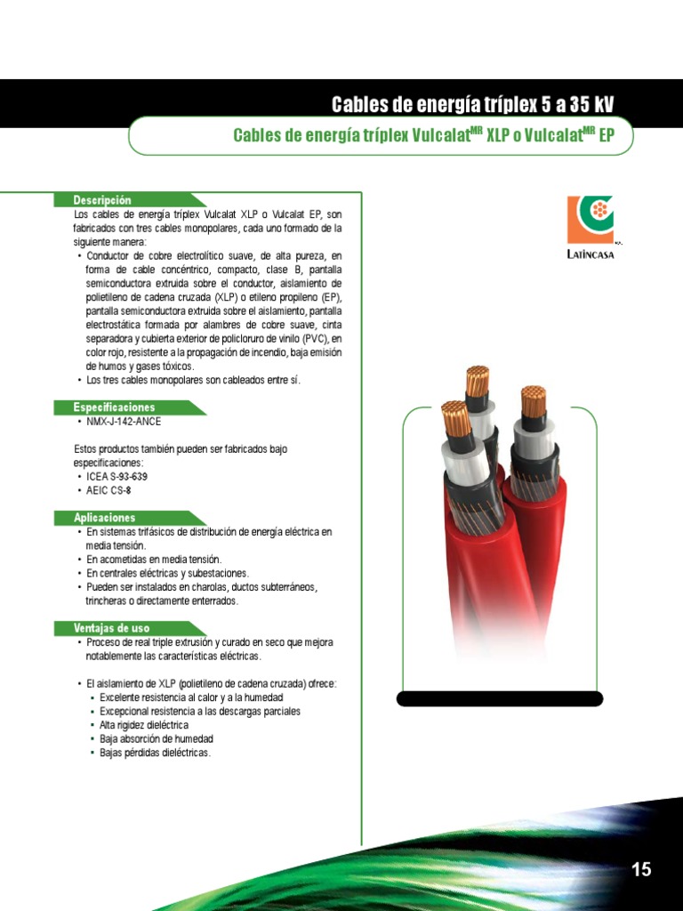 08 XLP Triplex 5 A 35 KV | PDF