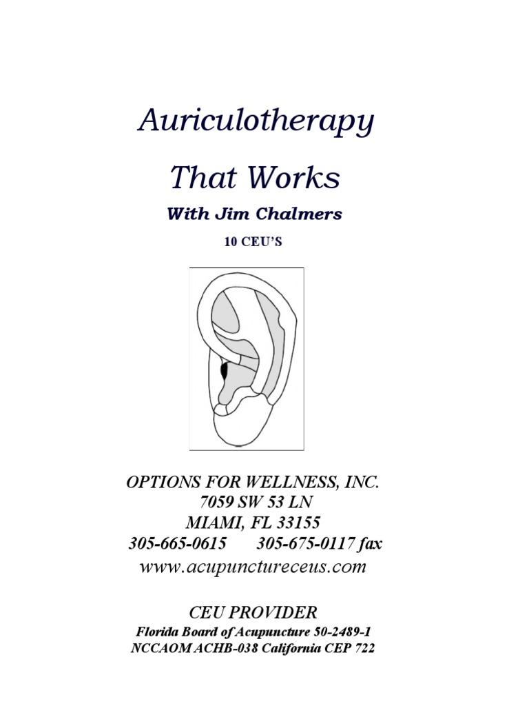 Auriculotherapy That Works | PDF