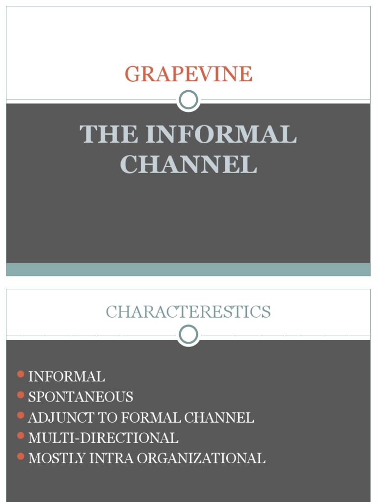 Understanding the Grapevine Phenomenon | PDF | Information ...