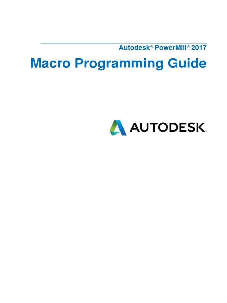 Macro ProgrammingGuide PowerMill | PDF