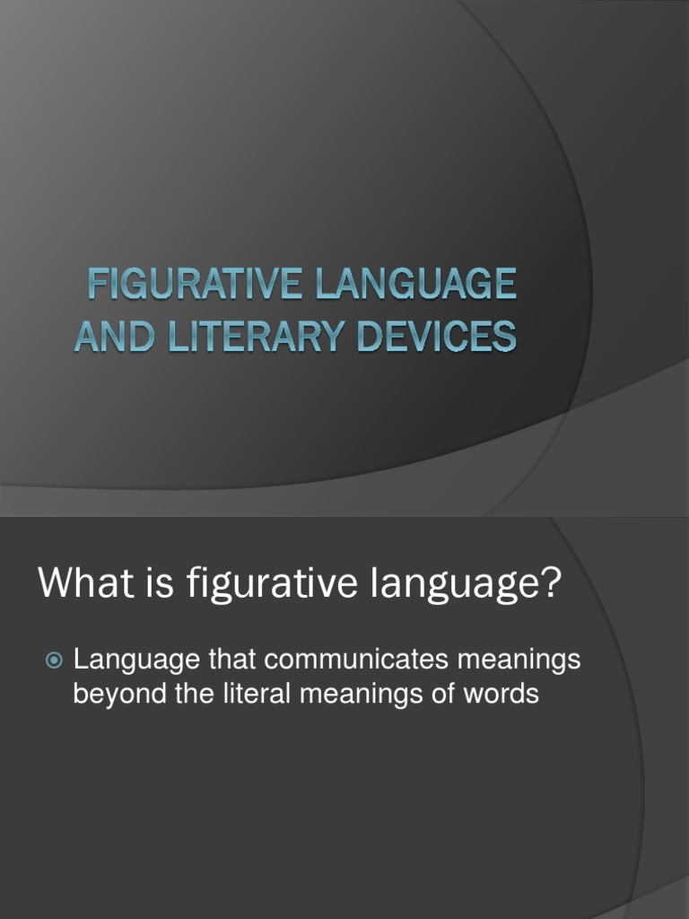 Figurative Language and Literary Devices | PDF | Metaphor