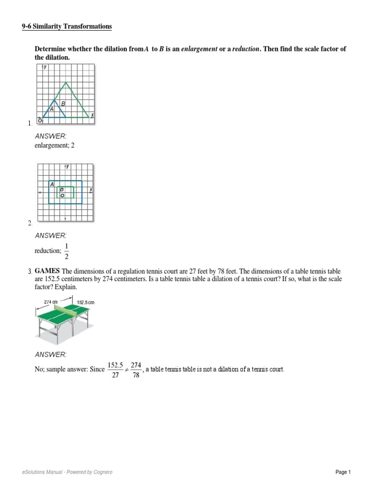 9.6 Answers PDF | PDF | Triangle | Ratio