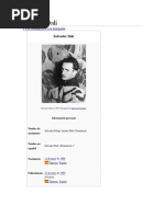 Biografía de Salvador Dalí | PDF | Salvador Dalí