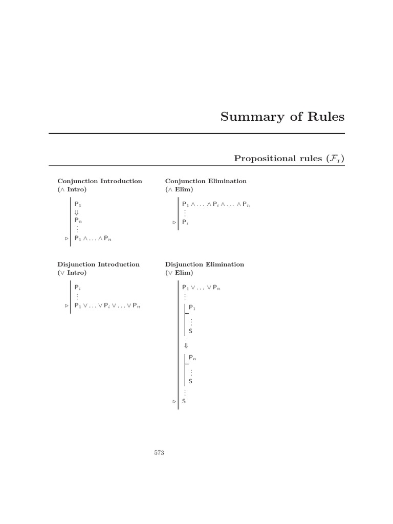Fitch Rules | PDF | First Order Logic | Syntax (Logic)