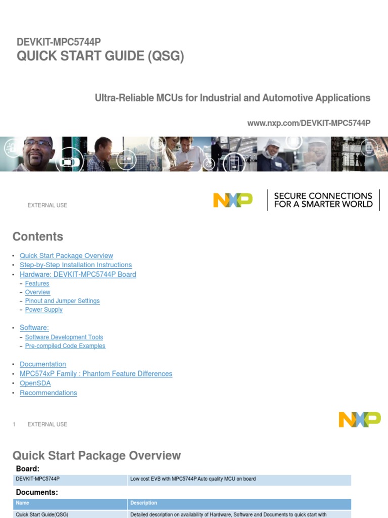 DEVKIT-MPC5744P QSG v6 PDF | PDF | Microcontroller | Integrated Development Environment