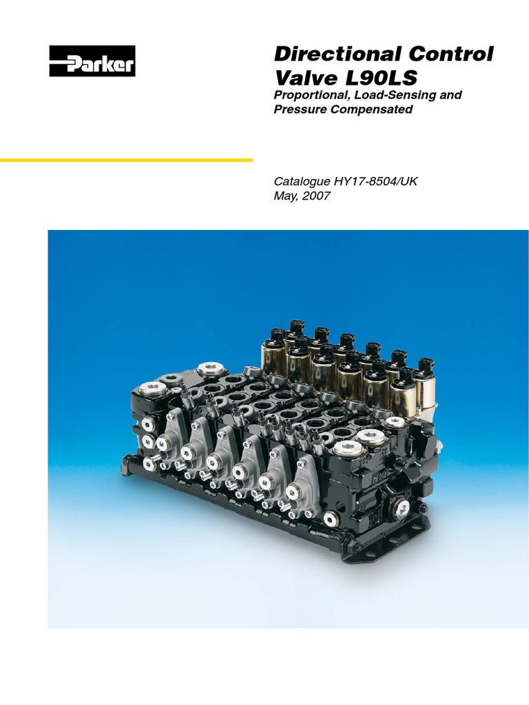 Parker Valve Mobile VOAC L90LS Cat HY17-8504 L90LS PRPRTNL DC VLV PDF ...