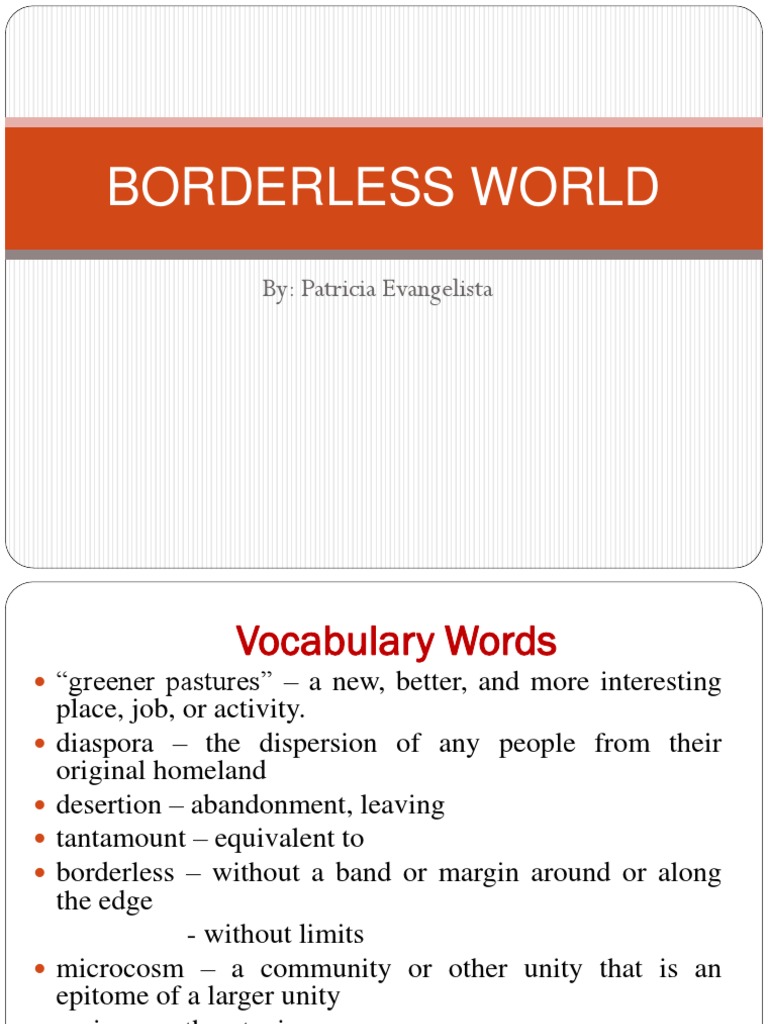 Borderless World | PDF