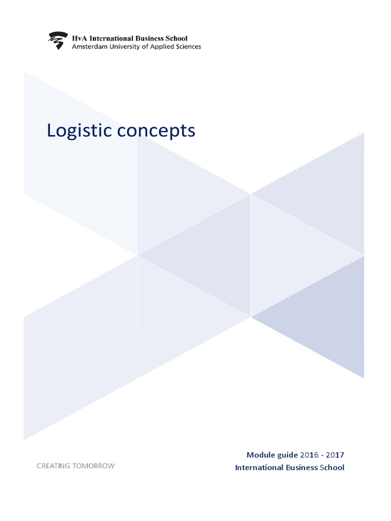Logistics Concepts PDF | PDF | Logistics | Supply Chain