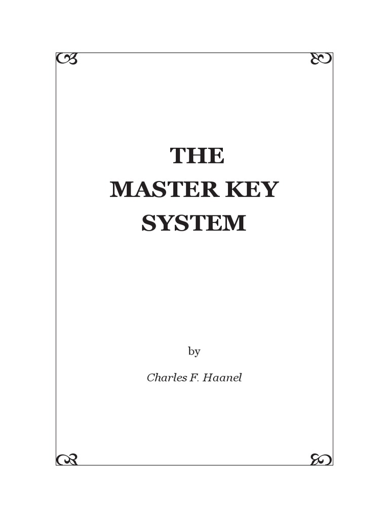 Charles Haanel The Master Key System | PDF | Thought | Mind