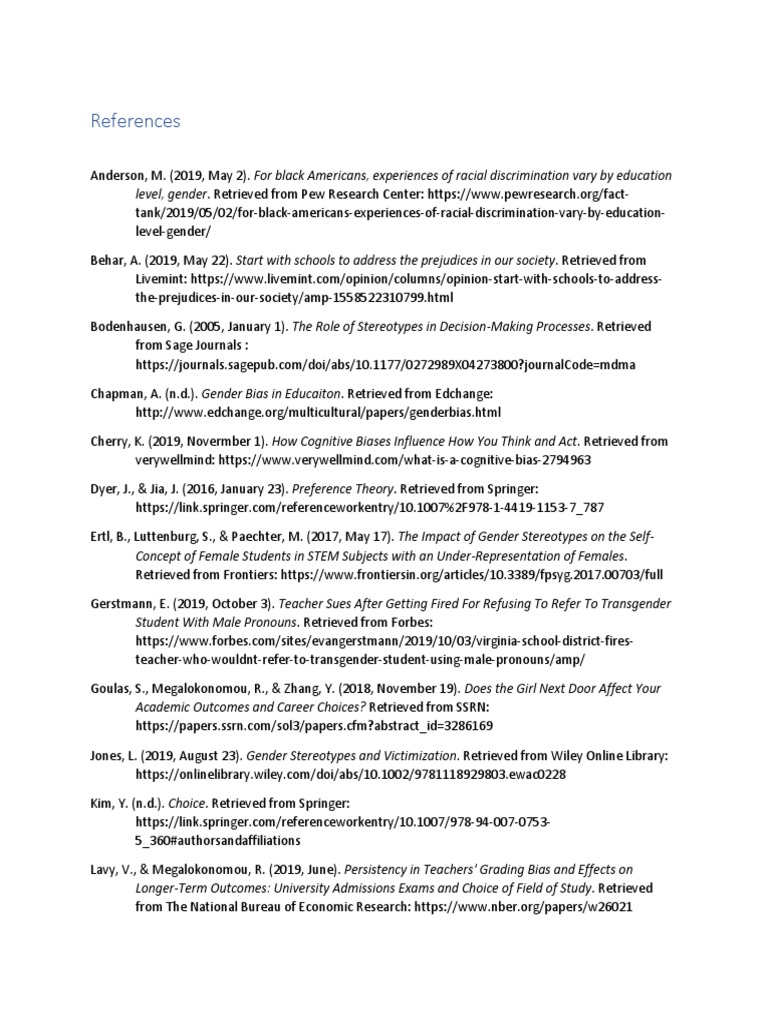 RRL | PDF | Stereotypes | Gender Role