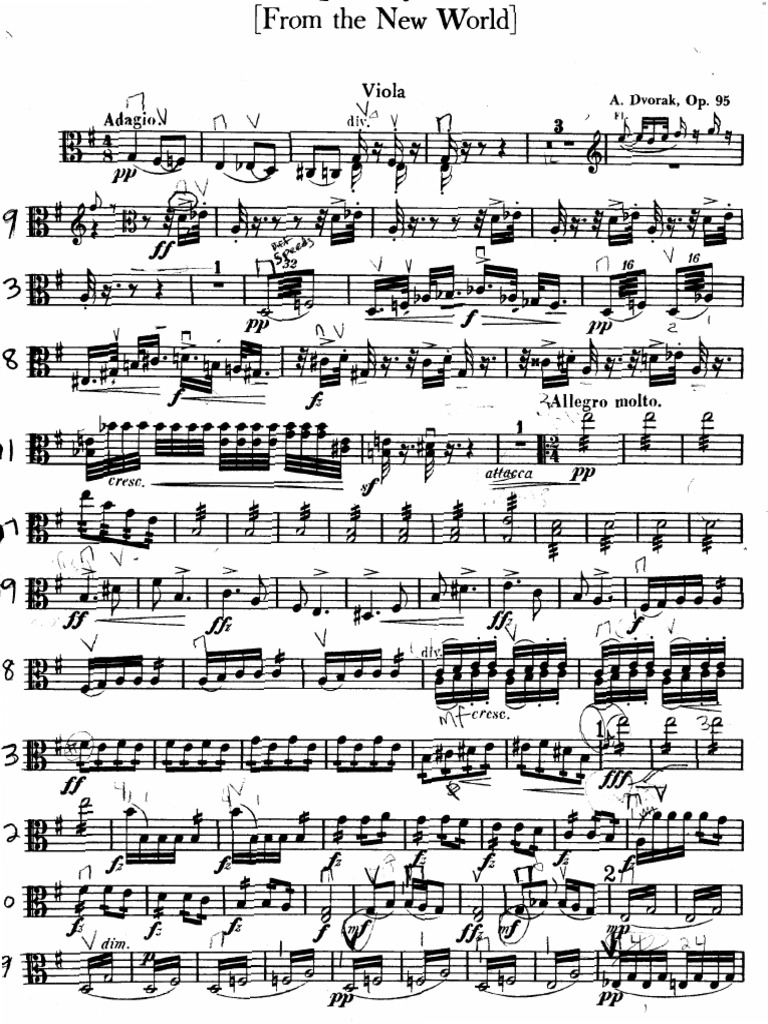 Dvorak - New World Symphony #9 | PDF