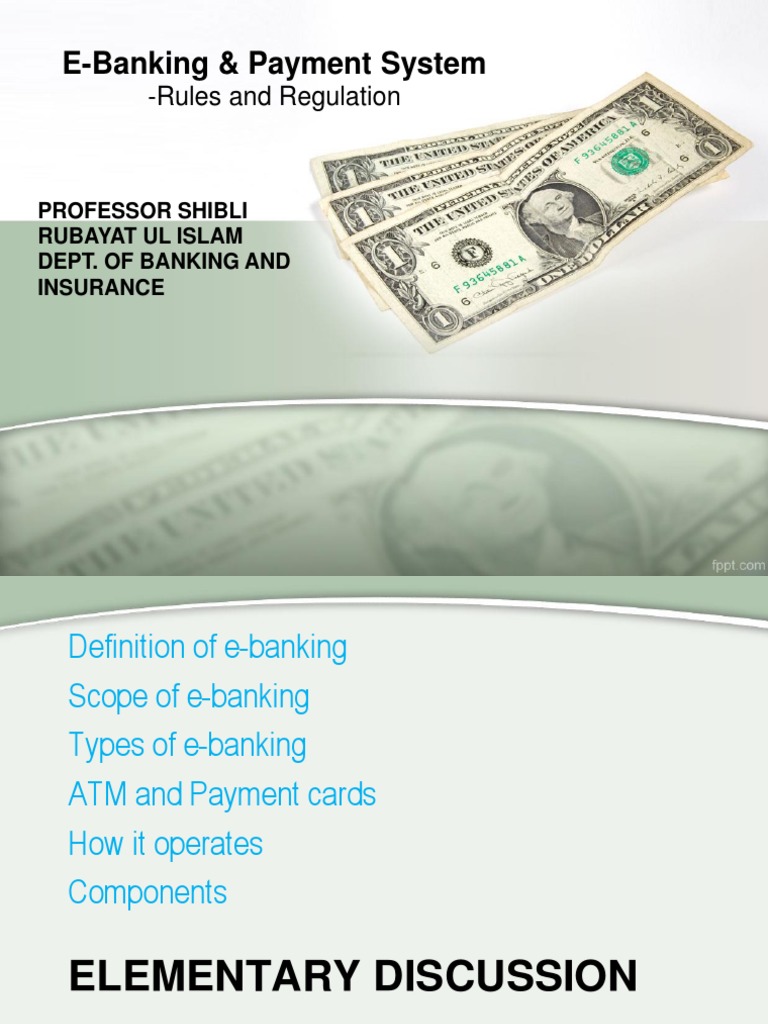 Risks of Electronic-Banking | PDF | Online Banking | Banks & Banking