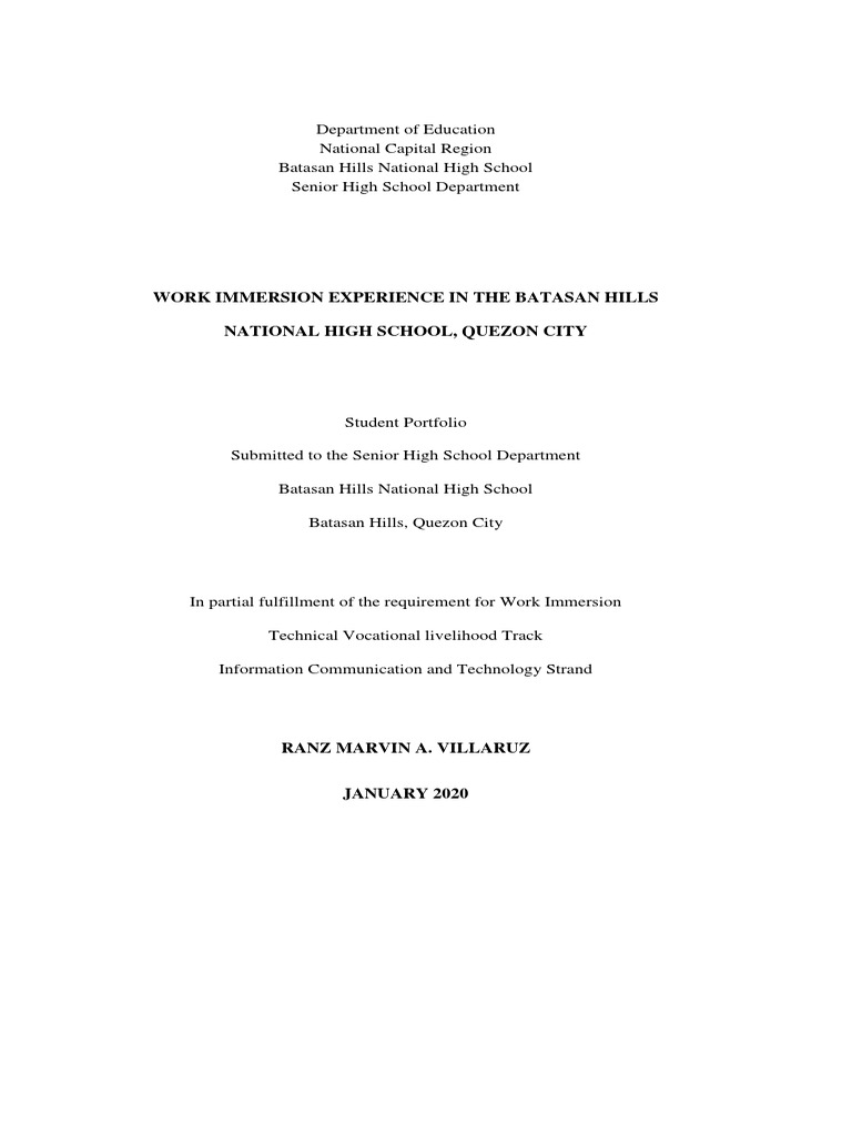 Immersionist | PDF | Employment | Cognition