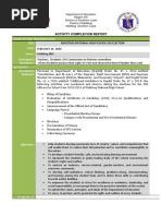 SSG Accomplishment Report | PDF | Business