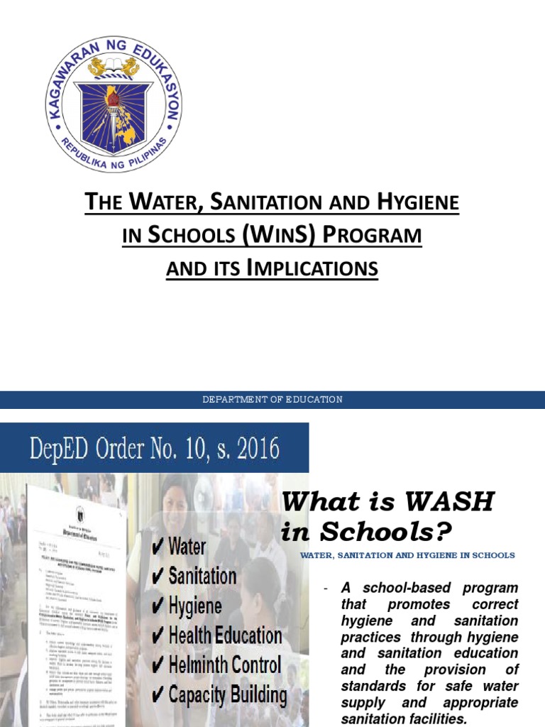 WASH in Schools Program Overview | PDF