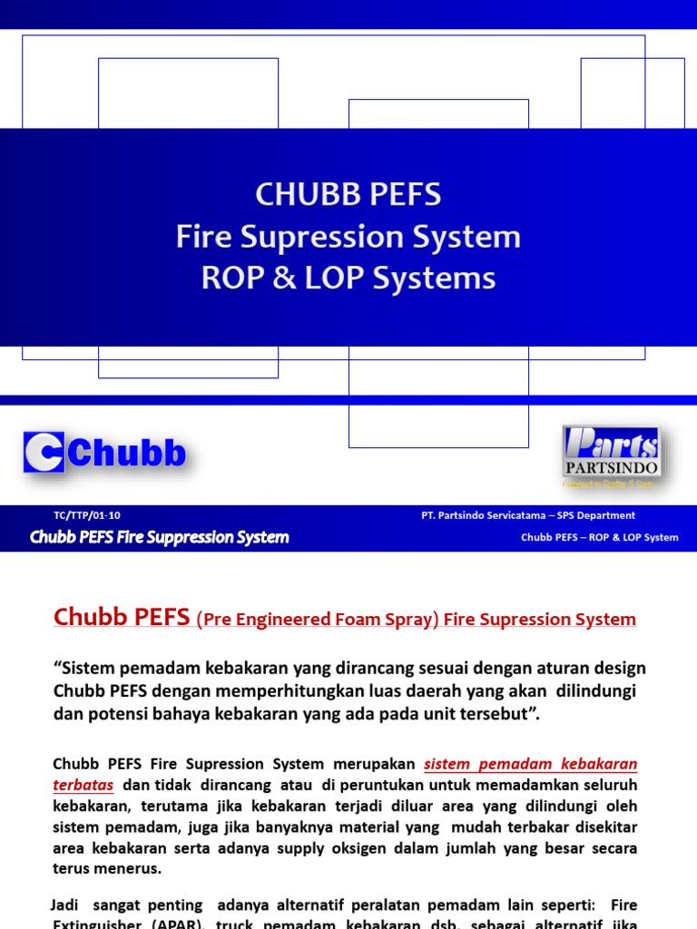 Chubb Basic ROP - LOP TTP | PDF