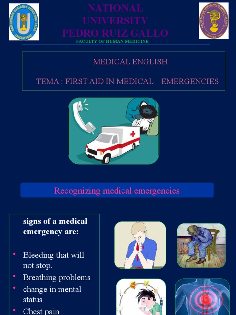 First Aid in Medical Emergencie | PDF | Cardiopulmonary Resuscitation ...