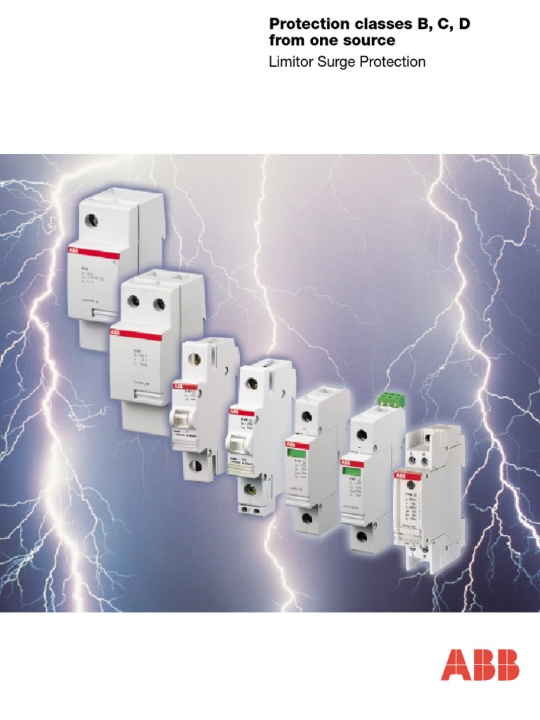 Surge Protection Solutions by ABB | PDF | Lightning | Electric Power