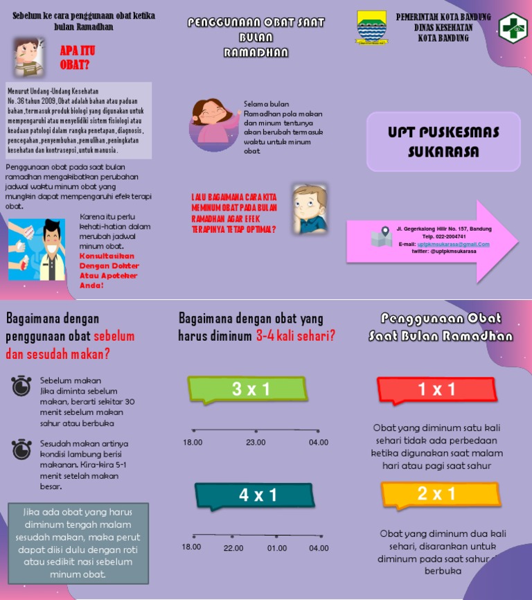 Panduan Minum Obat Saat Puasa | PDF | Kesehatan Holistik