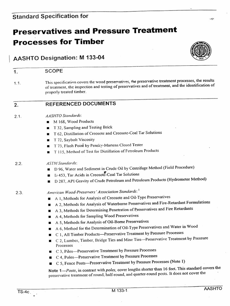 Aashto M-133-04 PDF | PDF