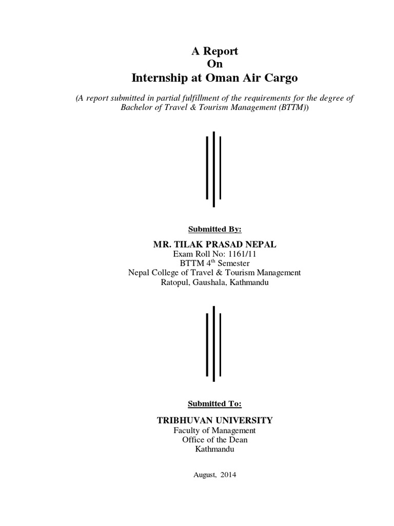 BTTM Internship Report | PDF