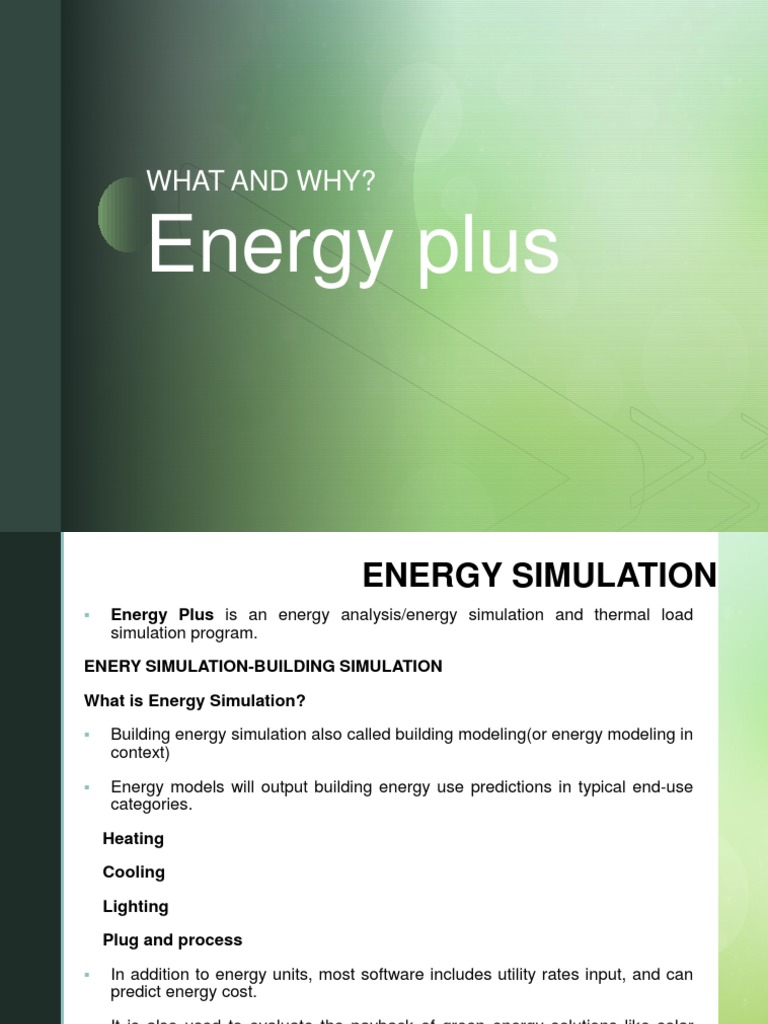 Energy Plus | PDF